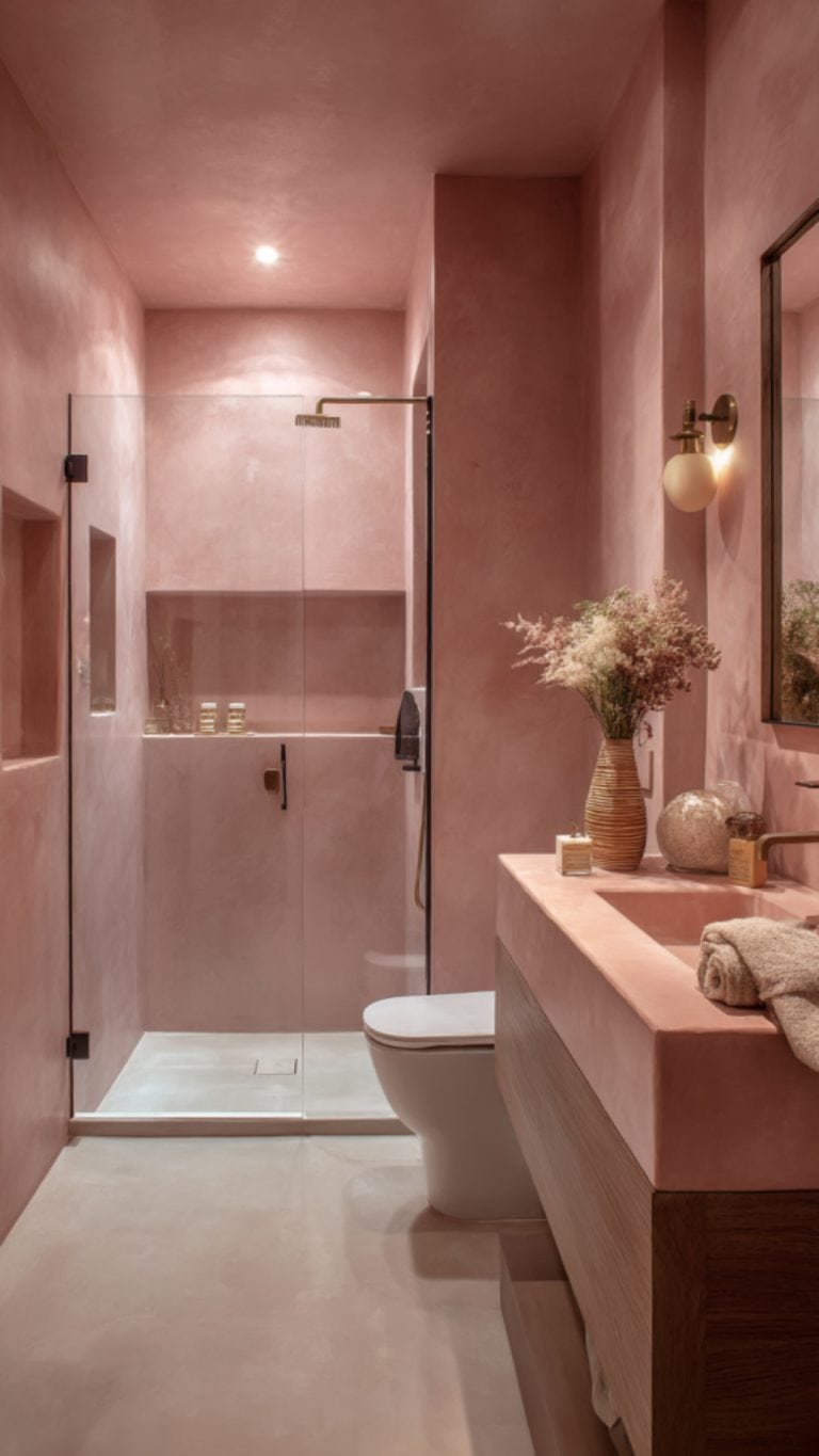10 Microcement Bathroom Designs with Timeless Appeal - Glamorous Place