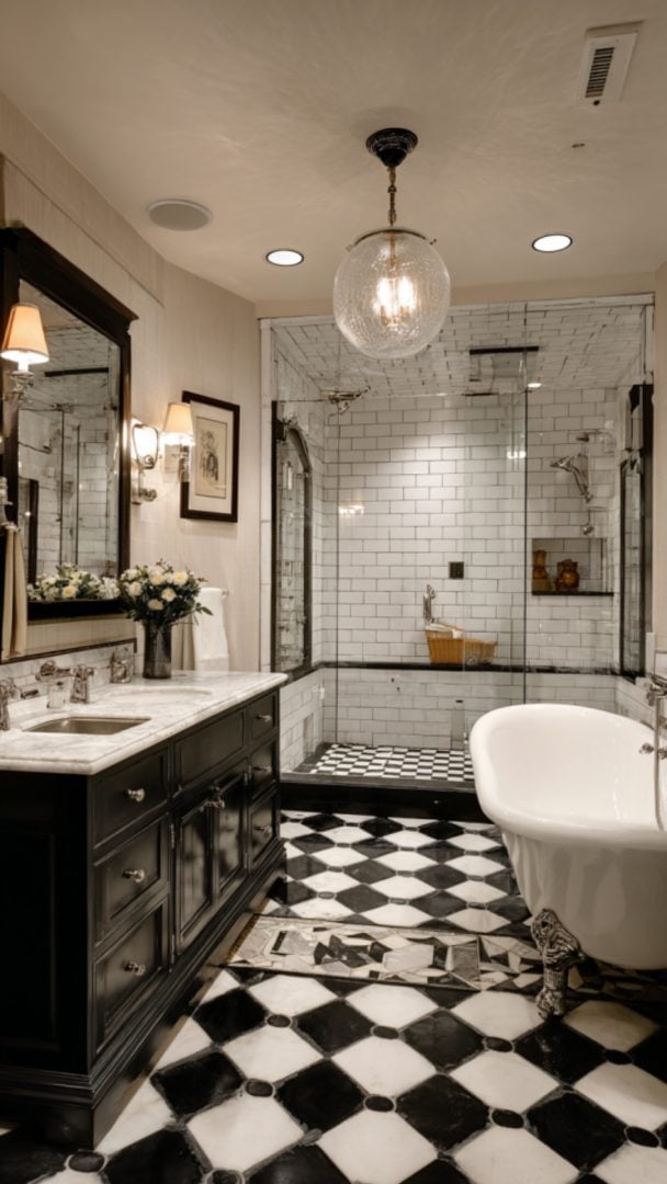 14 Inspiring Tiled Bathroom Styles from Classic to Bold - Glamorous Place