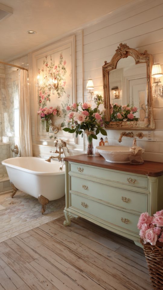French Bathroom Design: 10 Ways to Add Chic Parisian Style - Glamorous ...