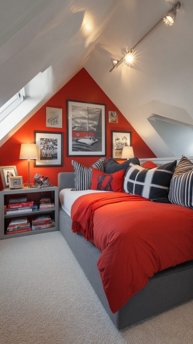 11 Cozy and Modern Attic Bedroom Designs - Glamorous Place